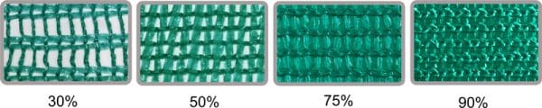 Green Shade Net from 30% - 90% for Agricultrual, Greenhouse & Construction